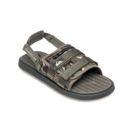 Sandale Quiksilver "Monkey Caged", Gr. 10 (43), grün (grün 1), Obermaterial: Textil / Außensohle: Gummi, Schuhe