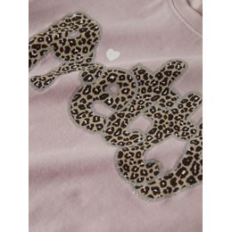 T-Shirt name it "NMFLEOANJA SS NREG TOP 2P", Mädchen, Gr. 104, weiß (hellweiß pack:burnished lila), Jersey, Obermaterial: 95% Baumwolle, 5% Elasthan, bedruckt, regular fit normal, Rundhals, Shirts