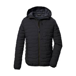 G.I.G.A. by Killtec Steppjacke "GW 25 MN QLTD JCKT", Herren, Gr. XXL, schwarz, Oberstoff: 100% Polyester (recycelt), Futter: 100% Polyester (recycelt), Wattierung: 100% Polyester, G.I.G.A. DX BY KILLTEC, Jacken Steppjacke, Wasserabweisende Herrenjacke mit 8.000 mm Wassers&auml;ule und Stauraum