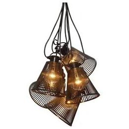 Konstsmide LED-Lichterkette "Biergarten - Basis-Set", Energieeffizienz: G (A-G), schwarz, Dioden 10 Stk., Kabellänge 10,85m x Gesamtlänge 20m, Lichterketten, inkl. Dimmer, E27, 10 klare Birnen / bernsteinfarbene Dioden