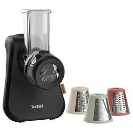 Tefal Zerkleinerer "Eco Respect", schwarz, B:16cm H:28,2cm T:27cm, Zerkleinerer, Eco-Design, farblich codiertes Kegelsystem, platzsparend, MB77EN