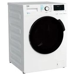 Beko Waschtrockner "WDW75141Steam1", Wasch_Trocken_Zyklus: D (A-G), weiß, B:60cm H:84cm T:50cm, Waschtrockner