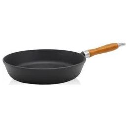 Krüger Bratpfanne KRÜGER "Einsenguss Pfanne RUSTICA", schwarz, H:5cm Ø:24cm, Pfannen, für Induktions-Kochfelder geeignet