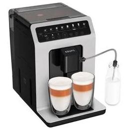 Krups Kaffeevollautomat "EA897A Evidence ECOdesign", schwarz-weiß (schwarz, weiß in schiefer, optik), B:24cm H:36cm T:37cm, Kaffeevollautomaten, Touch-Steuerung