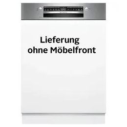 Bosch teilintegrierbarer Geschirrspüler "SMI4HVS00E", Energieeffizienz: D (A-G), silber (weiß), B:59,8cm H:81,5cm T:57,3cm, Geschirrspüler