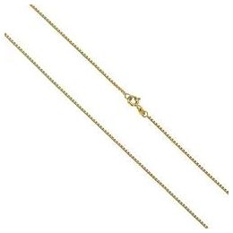 Collierkettchen Vivance "333 Gold Veneziakette diamantiert", gelb, Halsketten, Damen, 45cm, Gold, L: 45 B: 1,2mm, gl&auml;nzend, B:1,2mm