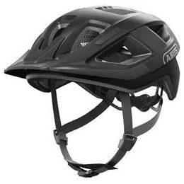 Fahrradhelm Abus "ADURO 3.0" Gr. L, schwarz (race schwarz), Helme, L Kopfumfang: 58cm - 62cm