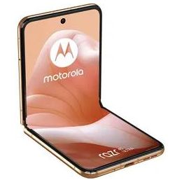 Motorola Smartphone "Motorola razr40 ultra", orange (peach fuzz), 256 GB, Mobiltelefone