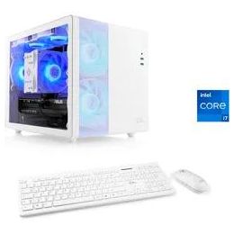 CSL PC "Cube V24176", wei&szlig;, Microsoft Windows 11 Home (64 Bit), 32 GB RAM 1.000 GB SSD, Desktop-PCs, PC