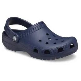 Clog Crocs "Classic K", Kinder, Gr. 36, blau (navy), CrosliteTM, unifarben, Schuhe Clog, Sommerschuh, Hausschuh, Badeschuh mit schwenkbarem Fersenriemchen