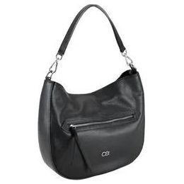Schultertasche "Italia", Damen, Gr. B/H/T: 32cm x 28cm x 10cm onesize, schwarz, Leder, Collezione Alessandro, Taschen Schultertasche, aus echtem Leder