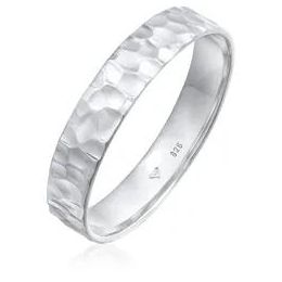 Silberring Kuzzoi "Bandring Herrenring Freundschaftsring 925 Silber" Gr. 62, silber, Fingerringe, Herren, 62mm, ohne Stein, Silber 925 (Sterlingsilber), 4mm, Silberring