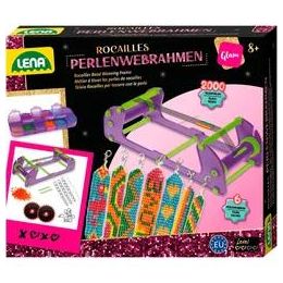 Kreativset LENA "Rocailles Perlenwebrahmen", bunt, Kreativsets, Kinder, Kunststoff, Made in Europe