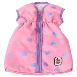 Bayer Chic 2000 Puppen Schlafsack CHIC2000 "Brombeere", lila (herzchen lila), Puppenausstattungen, KinderB:27cm H:2cm T:45cm, Polyester, B:27cm H:2cm T:45cm