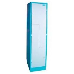 Güde Werkzeugschrank GÜDE "Z - SCHRANK", blau (blau, grau), B:41cm H:192cm T:50cm, Stahl, Schränke, B/T/H: 41x50x192 cm, abschließbar