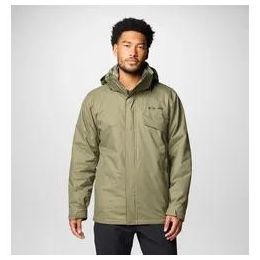Doppeljacke Columbia "BUGABOO III FLEECE INTERCHANGE JACKET", Herren, Gr. L, grün (stone grün), Obermaterial: 100% Nylon. Futter: 100% Polyester, Jacken