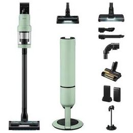 Samsung Akku-Handstaubsauger "BESPOKE AI Jet Ultra Akku+ CompleteClean, VS90F40EEM/WD", satin mint, B:25cm H:103,6cm T:24,3cm, Akkusauger