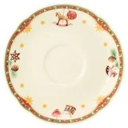 Untertasse Seltmann Weiden "Marieluise - Weihnachtsnostalgie", bunt, B:13cm H:2cm L:13cm T:13cm Ø:13cm, Porzellan, Speiseteller, Teeuntertasse 13 cm