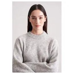 Strickpullover Seidensticker, Damen, Gr. S, grau, 33% Wolle 33% Angora 28% Polyamid 6% Elastan, oversize, Pullover, Sweater