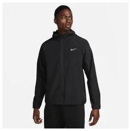 Trainingsjacke Nike "M NK DF FORM HD JKT", Herren, Gr. XXL, schwarz, reflective silv, Obermaterial: 100% Polyester, normal, Jacken