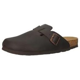 Hausschuh Rohde "Rohde Pantoletten Leder", Herren, Gr. 48, braun (mocca), Leder, Schuhe