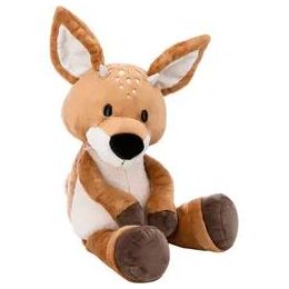 Kuscheltier Nici "Forest Friends, Rehbock René Roebuck, 35 cm schlenkernd", braun, Plüschfiguren, KinderB:12cm H:35cm L:15cm, schlenkernd; enthält recyceltes Material, B:12cm H:35cm L:15cm