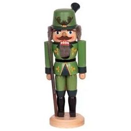 Nussknacker SAICO ORIGINAL "Jäger", grün, B:11cm H:36cm L:11cm, Buchenholz, Nussknacker