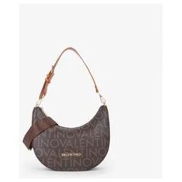 Hobo Valentino BAGS "REGINA RE", Damen, Gr. B/H/T: 28cm x 23cm x 10cm, moro, naturale, Lederimitat, Taschen