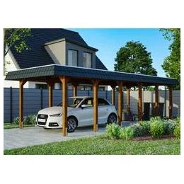 Skan Holz Einzelcarport SKANHOLZ "Spreewald", braun, B/H/T: 206cm x, Carports