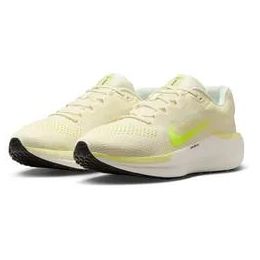Laufschuh Nike "AIR WINFLO 11", Herren, Gr. 42,5, coconut milk, neon gelb, lt zitron, volt, Synthetik, Textil, Schuhe Laufschuh