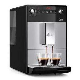 Melitta Kaffeevollautomat "Purista F230-101, silber/schwarz", silber (silberfarben), B:20cm H:30,3cm T:45,5cm, Kaffeevollautomaten, Lieblingskaffee-Funktion, kompakt & extra leise