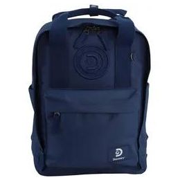 Wanderrucksack DISCOVERY "Cave", Gr. B/H/T: 13cm, blau, Kunstfaser, Rucksäcke, aus rPet Polyester-Material