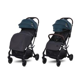 Lorelli Kinderwagen Buggy Minori faltbar PU-R&auml;der Getr&auml;nkehalter Fu&szlig;abdeckung gr&uuml;n