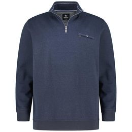 Gro&szlig;e Gr&ouml;&szlig;en Hajo Sweatshirt mit Elasthan Farbe marine Gr&ouml;&szlig;e: 6XL