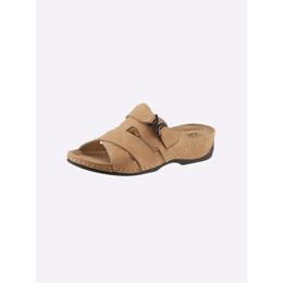 Waldläufer Waldläufer Damen Pantolette, camel, Größe 36