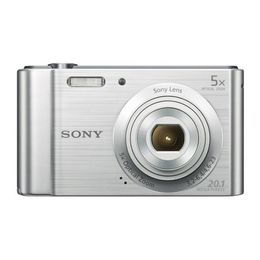 Sony Kompakt Kamera Cyber-shot DSC-W800 - Silber + Compact 5x Optical Zoom 26-130mm f/3.2–6.4 f/3.2–6.4