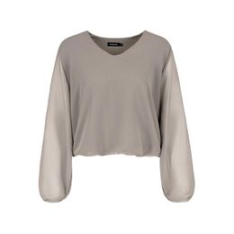 Sublevel Bluse in Taupe - 57% | Größe L | Damen-blusen