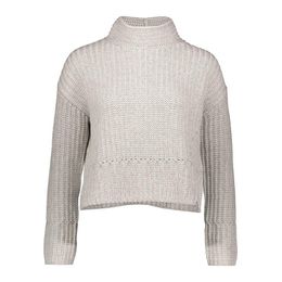 Oui Pullover in Hellgrau - 77% | Größe 44 | Damen-pullover-cardigans