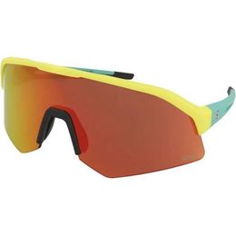 Alpina Sonic HR Q-Lite Sportbrille yellow/green/mirror red one size