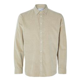 Selected Hemd 'SLHRegowen' Herren Größe XS beige