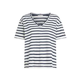Tommy Hilfiger T-Shirt Damen Gr&ouml;&szlig;e M nachtblau / wei&szlig;