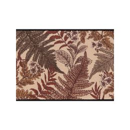 Salonloewe Fu&szlig;matte, Braun, Gr. 50x75 cm - rechteckig, Fu&szlig;matten, Material: Polyamid. R&uuml;ckseite: Gummi