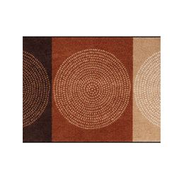 Salonloewe Fu&szlig;matte, Braun, Gr. 50x75 cm - rechteckig, Fu&szlig;matten, Material: Polyamid. R&uuml;ckseite: Gummi