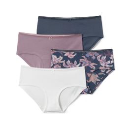 Tchibo - 4 Pantys - Damen - Gr. XXL - wei&szlig;