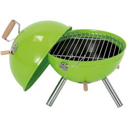 Tepro Holzkohlegrill »Mini-Kugelgrill Crystal« ØxH: 32x45 cm apfelgrün