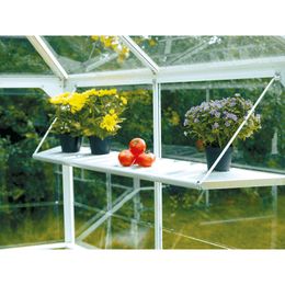 Vitavia Regal &raquo;f&uuml;r Pavillon der Gr&ouml;&szlig;e 4500&laquo; BxTxH: 122x27x29 cm, Aluminium, abklappbar silber B/H/T: 121,6cm x 29,1cm x 26,9cm