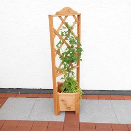 Promadino Pflanzentreppe &raquo;Eckelement "Botanica" 140 cm&laquo; BxTxH: 47x45x140 cm braun Holzwerkstoff B/H/T: 47cm x 140cm x 45cm