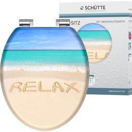 Sch&uuml;tte SCH&Uuml;TTE WC-Sitz &raquo;Relax&laquo; mit Absenkautomatik und Holzkern, MDF bunt