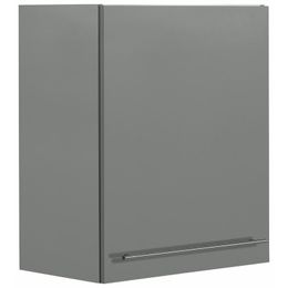 Optifit H&auml;ngeschrank &raquo;Bern&laquo; Breite 60 cm, 70 cm hoch, mit 1 T&uuml;r, mit Metallgriff grau