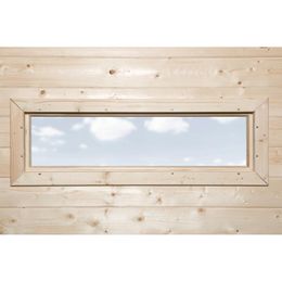 Weka Fenster BxTxH: 125x5,9x40 cm beige Massivholz